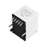 China LPJD4834DNL 10/100/1000 Base-T Without LED Vertical Ethernet RJ45 Connector for sale