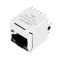 China LPJD0620BGNL 10/100/1000 Base-T Vertical RJ45 Female Connector Yellow/Green LED for sale