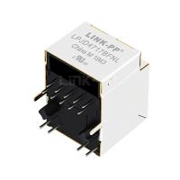 China Halo HFJV1-E1G06-L11RL Compatible LINK-PP LPJD4717BFNL 1000 Base-T RJ45 Vertical Magnetics Connector Green/Green LEDs for sale