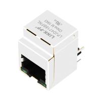 China Halo HFJV1-E1G46-L11RL Compatible LINK-PP LPJD4718BFNL 1000 Base-T RJ45 Gigabit Vertical Magnetics Jack Green/Green LEDs for sale