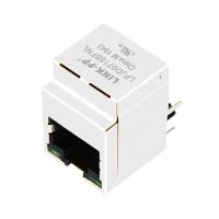 China Halo HFJV1-1G46-L11RL Compatible LINK-PP LPJD0718BFNL RJ45 Gigabit Vertical Jack With 1000 Base-T Magnetics Green/Green LEDs for sale