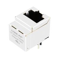 China Halo HFJV1-1G01RL Compatible LINK-PP LPJD0713DNL 1000 Base-T RJ45 Vertical Magnetic Jack Without Leds for sale