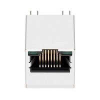 China Halo HFJV1-1G06-L11RL Compatible LINK-PP LPJD0717BFNL Gigabit RJ45 Vertical Jack 1000 Base-T With Magnetics Green/Green LEDs for sale
