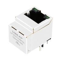 China Halo HFJV1-1G41-L11RL Compatible LINK-PP LPJD0743BFNL 1000 Base-T RJ45 Vertical Jack With Magnetics Green/Green LEDs for sale
