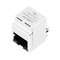 China Halo HFJV1-1G41-L11RL Compatible LINK-PP LPJD0743BFNL 1000 Base-T RJ45 Vertical Jack With Magnetics Green/Green LEDs for sale