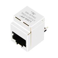 China Halo HFJV1-1G06RL Compatible LINK-PP LPJD0717DNL 1000 Base-T Vertical RJ45 Magnetic Connector Without Leds for sale