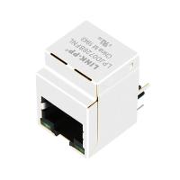 China LPJD0726BFNL 1000 Base-T Vertical Gigabit RJ45 MagJack Connector Green/Green Leds for sale