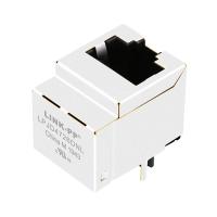 China Halo HFJV1-E1G11RL Compatible LINK-PP LPJD4726DNL Vertical RJ45 Connector with 1000 Base-T Integrated Magnetics Without Leds for sale