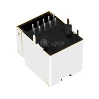 China Halo HFJV1-E1G11RL Compatible LINK-PP LPJD4726DNL Vertical RJ45 Connector with 1000 Base-T Integrated Magnetics Without Leds for sale