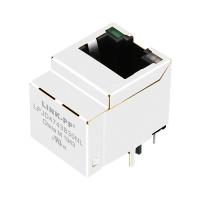 China LPJD4743B30NL 1000 Base-T Vertical RJ45 Jack With Magnetics Green/Yellow&Green Leds for sale