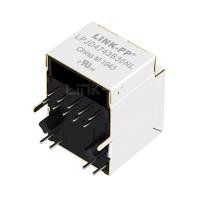 China LPJD4743B30NL 1000 Base-T Vertical RJ45 Jack With Magnetics Green/Yellow&Green Leds for sale