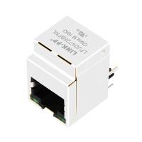 China Halo HFJV1-E1G11-L11RL Compatible LINK-PP LPJD4726BFNL Gigabit Vertical RJ45 Jack With Magnetics Green/Green Leds for sale