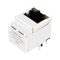 China LPJD4718B78NL Gigabit Vertical RJ45 Jack With 1000 Base-T Magnetics Orange/Green Leds for sale
