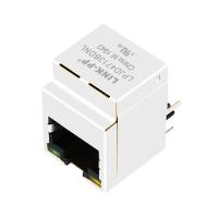 China LPJD4713BDNL  1000 Base-T  Gigabit Vertical RJ45 Magnetics Connector With Yellow/Green Leds for sale
