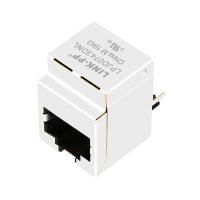 China Halo HFJV1-1G41RL Compatible LINK-PP LPJD0743DNL 1000 Base-T Vertical MagJack Gigabit RJ45 Connector Without Leds for sale