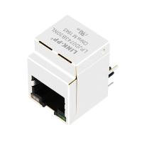 China LPJD0743B30NL 1000 Base-T RJ45 Magnetics Gigabit Vertical Jack With Green/Yellow Leds for sale