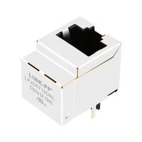 China Halo HFJV1-1G46RL Compatible LINK-PP LPJD0718DNL 100/1000 Base-T Vertical RJ45 Gigabit MagJack Without Leds for sale
