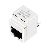 China LPJD4743DNL 1000 Base-T Gigabit Vertical RJ45 Jack With Magnetics Yellow/Green Leds for sale