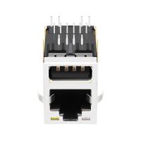China RC-122C09-015 Compatible LINK-PP LPJU3101AONL 10/100 Base-T With Single USB RJ45 Female Connector for sale