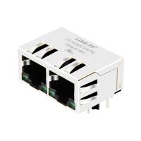 China YDS 62F-1306GGD2NL Compatible LINK-PP LPJG26873ACNL 10/100/1000 Base-T Tab Down Green/Green LED 1x2 Port Lan RJ45 Connection for sale