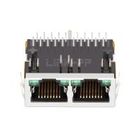 China YDS 62F-1306GGD2NL Compatible LINK-PP LPJG26873ACNL 10/100/1000 Base-T Tab Down Green/Green LED 1x2 Port Lan RJ45 Connection for sale
