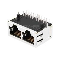 China Halo HFJ12-E1G11ERL Compatible LINK-PP LPJGF26926CNL 10/100/1000 Base-T Tab Down Without LED 1x2 Port Lan RJ45 Connection for sale
