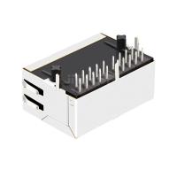 China Halo HFJ12-E1G11ERL Compatible LINK-PP LPJGF26926CNL 10/100/1000 Base-T Tab Down Without LED 1x2 Port Lan RJ45 Connection for sale