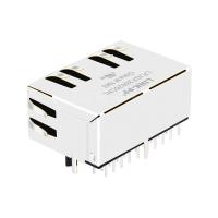 China Halo HFJ12-E1G11ERL Compatible LINK-PP LPJGF26926CNL 10/100/1000 Base-T Tab Down Without LED 1x2 Port Lan RJ45 Connection for sale