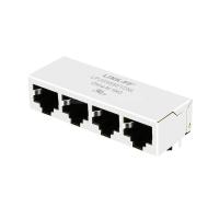 China YDS 64F-1301NW2NL Compatible LINK-PP LPJG46801DNL 100/1000 Base-T Without Led Tab Down 1x2 Port Ethernet RJ 45 Connection for sale