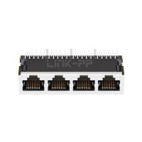 China YDS 64F-1301NW2NL Compatible LINK-PP LPJG46801DNL 100/1000 Base-T Without Led Tab Down 1x2 Port Ethernet RJ 45 Connection for sale