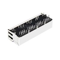 China Pulse JX80-0022NL Compatible LINK-PP LPJ46404AFNL 10/100 Base-T Tab Down Green/Green LED 1x4 Port RJ45 Modular for sale