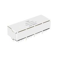 China LPJ46401BBNL 10/100 Base-T Tab Down Green/Yellow LED 1x4 Port Ethernet RJ45 Connector for sale