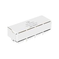 China LPJ46213BHNL 10/100 Base-T Tab Down Green/Yellow LED 1x4 Port Ethernet Lan RJ45 for sale