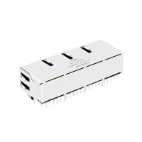 China LPJG488148AENL 1x4 Port RJ45 Gigabit Magnetic Jacks 1000 Base-T Tab Up Green/Yellow LED for sale