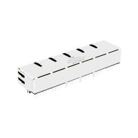 China Pulse J8064D668ANL Compatible LINK-PP LPJ66204AENL 10/100 Base-T Tab Down Green/Yellow LED 1x6 Port RJ45 Ethernet Connection for sale