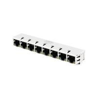 China LPJ86204AENL 10/100 Base-T 1X8 Port RJ45 Female Connector for sale