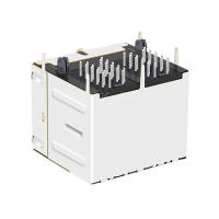 China Tyco 1840182-1 Compatible LINK-PP LPJG27591CNL 10/100/1000 Base-T  Without LED 2x2 Port Cat6 Modular Jack for sale