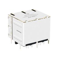 China LPJM9029-8A65NL 10G Base-T 2x2 Port G/G Leds Connector RJ45 Jack for sale