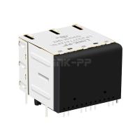 China Pulse JC0-0351NL Compatible LINK-PP LPJG27747AFNL 10/100/1000 Base-T RJ45 2x2 Magnetic Jacks Green/Yellow LED for sale