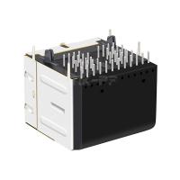 China Pulse J20-0013NL Compatible LINK-PP LPJ27312A43NL 10/100 Base-T 8p8c Green&Yellow/Green&Yellow LED 2x2 Port RJ45 Network Connector for sale