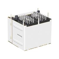 China LPJG27664B92NL 1000 Base-T 2x2 Port Magnetic RJ45 Connectors With Green/Green&Yellow LED for sale