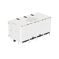 China 10/100 Base-T Tab Up Green/Yellow LED 2X4 Port 8P8C RJ45 Jack for sale