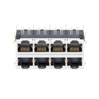 China Bothhand DA4T10304 Compatible LINK-PP LPJG47502CNL 10/100 Base-T  Without LED 2x4 Port  RJ45 Jack Connectors for sale