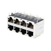 China Bothhand DA4T10304 Compatible LINK-PP LPJG47502CNL 10/100 Base-T  Without LED 2x4 Port  RJ45 Jack Connectors for sale