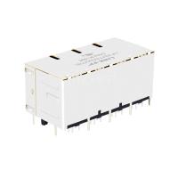 China RM4-1SAARV1F Compatible LINK-PP LPJG47542A47NL 10/100/1000 Base-T 2x4 Port Cat6 RJ45 Jack Yellow&Green/Yellow&Green LED for sale