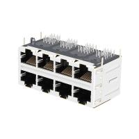 China Pulse J20-0014NL Compatible LINK-PP LPJ47212CNL 10/100 Base-T Without Led 2x4 Port RJ45 Female PCB Connector for sale