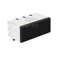 China LPJ47335A48NL 10/100 Base-T Green&Orange/Green&Orange Led 2x4 Port RJ45 Ethernet Connectors for sale