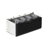 China LPJG47737A55NL 1000 Base-T 2x4 Port Magnetic RJ45 Jack With Green&Orange/Green&Orange Led for sale