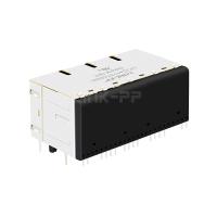 China LPJG47737A55NL 1000 Base-T 2x4 Port Magnetic RJ45 Jack With Green&Orange/Green&Orange Led for sale