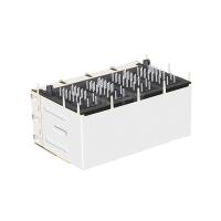 China LPJM49030CNL 5G Base-T 2x4 Port POE RJ45 Connector With Integrated Magnetics Without Led for sale